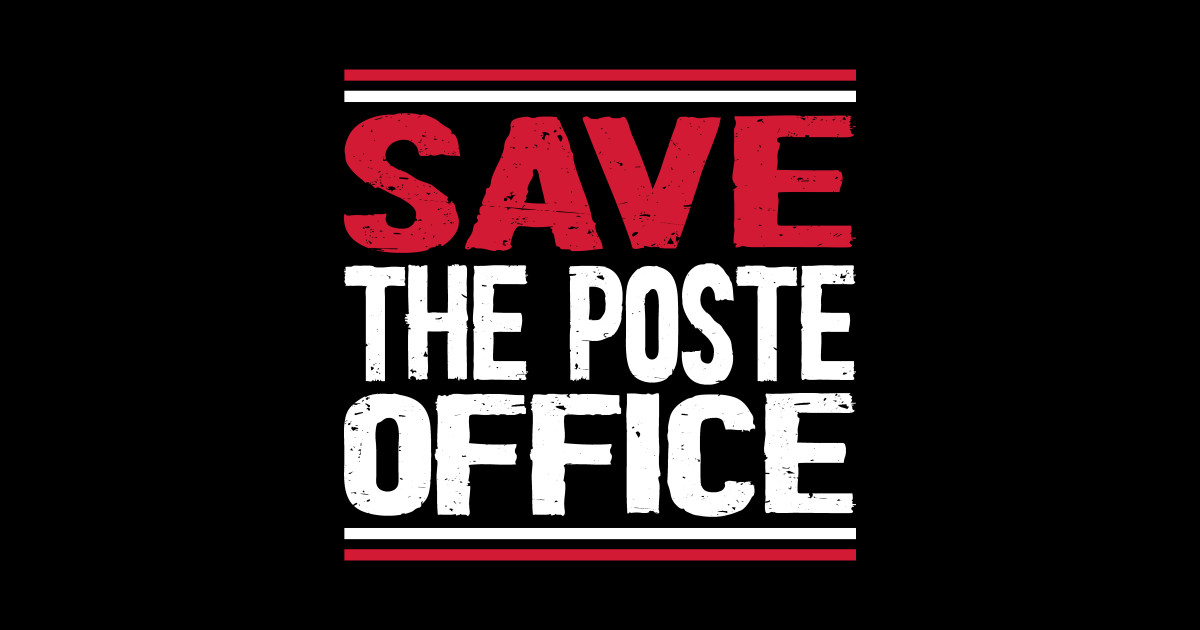 Save The Post Office - Save The Post Office - Sticker | TeePublic