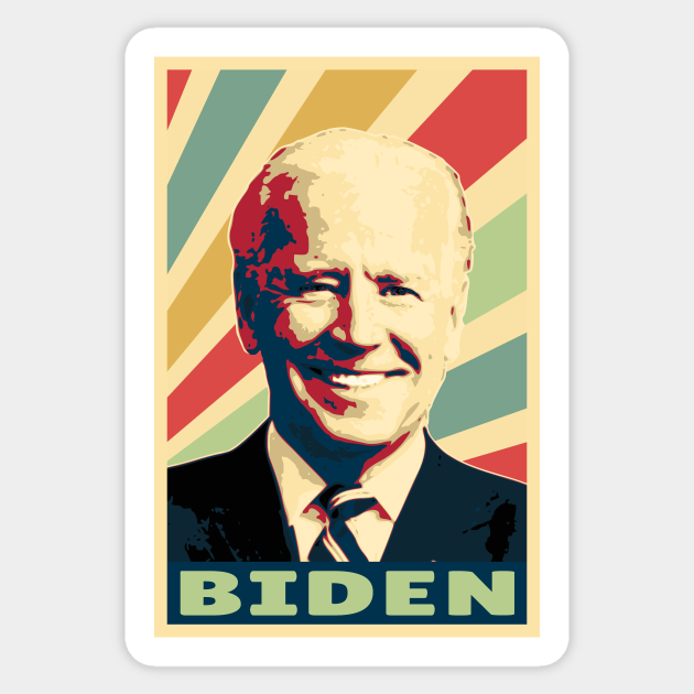 Joe Biden Vintage Colors - Joe Biden - Sticker | TeePublic