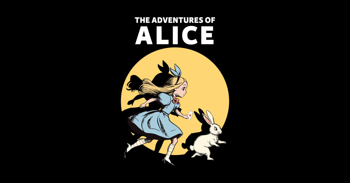 The Adventures of Alice - Alice In Wonderland - Sticker | TeePublic