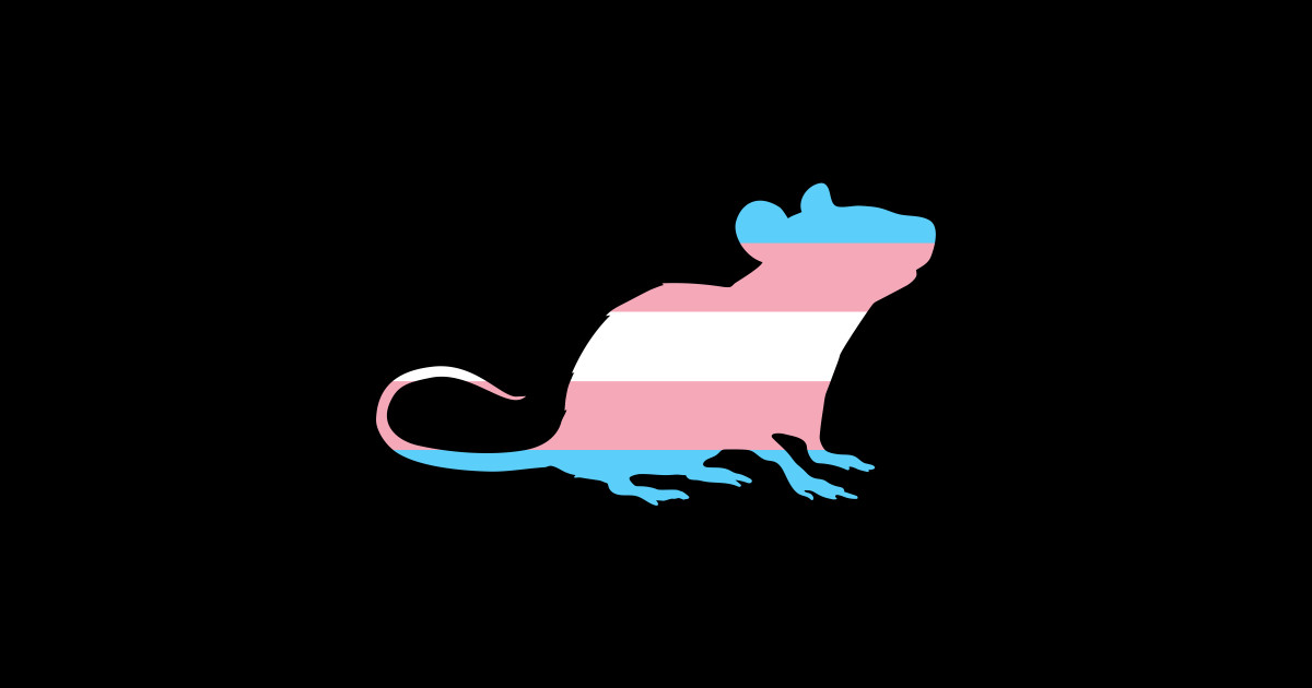Transgender Mouse - Transgender Pride - Sticker | TeePublic