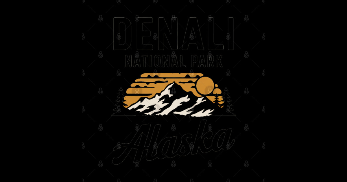 Denali National Park Alaska Denali Outdoor Park - Alaska - Magnet ...