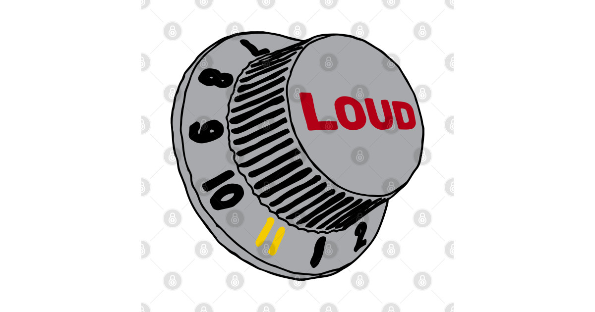LOUD MUSIC VOLUME - Loud - T-Shirt | TeePublic
