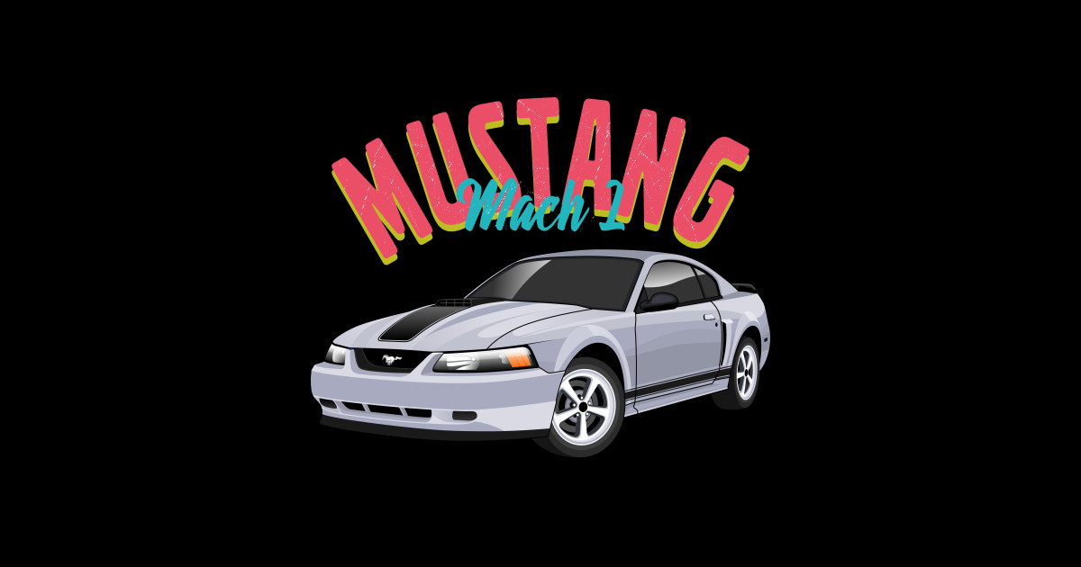 Mustang mach 1 Classic American Muscle Cars - Mach 1 - Sticker | TeePublic