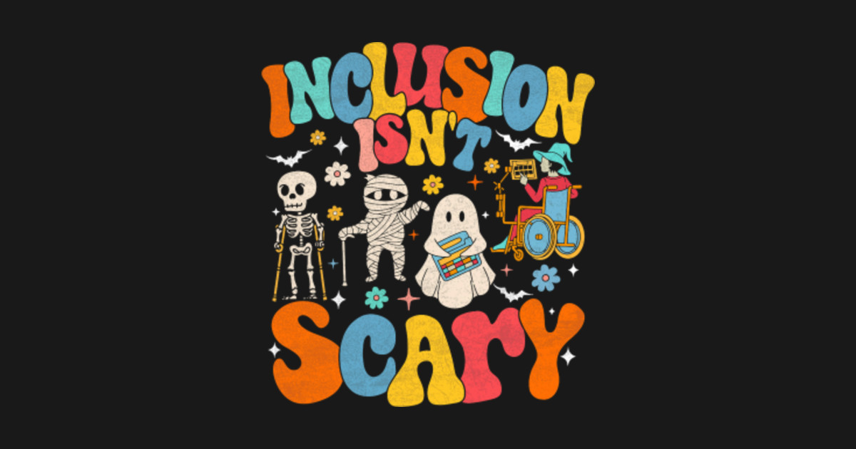 Inclusion Isn't Scary Ghost Mummy Halloween SLP Sped Teacher ...