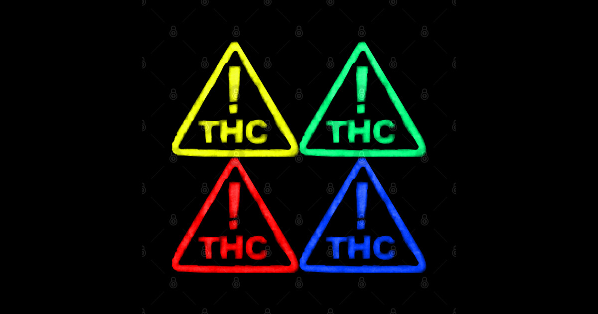 Primary Colors THC Warning Labels - Thc Warning Labels - Sticker ...