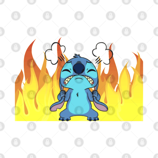 Angry Stitch - Stitch - T-Shirt | TeePublic