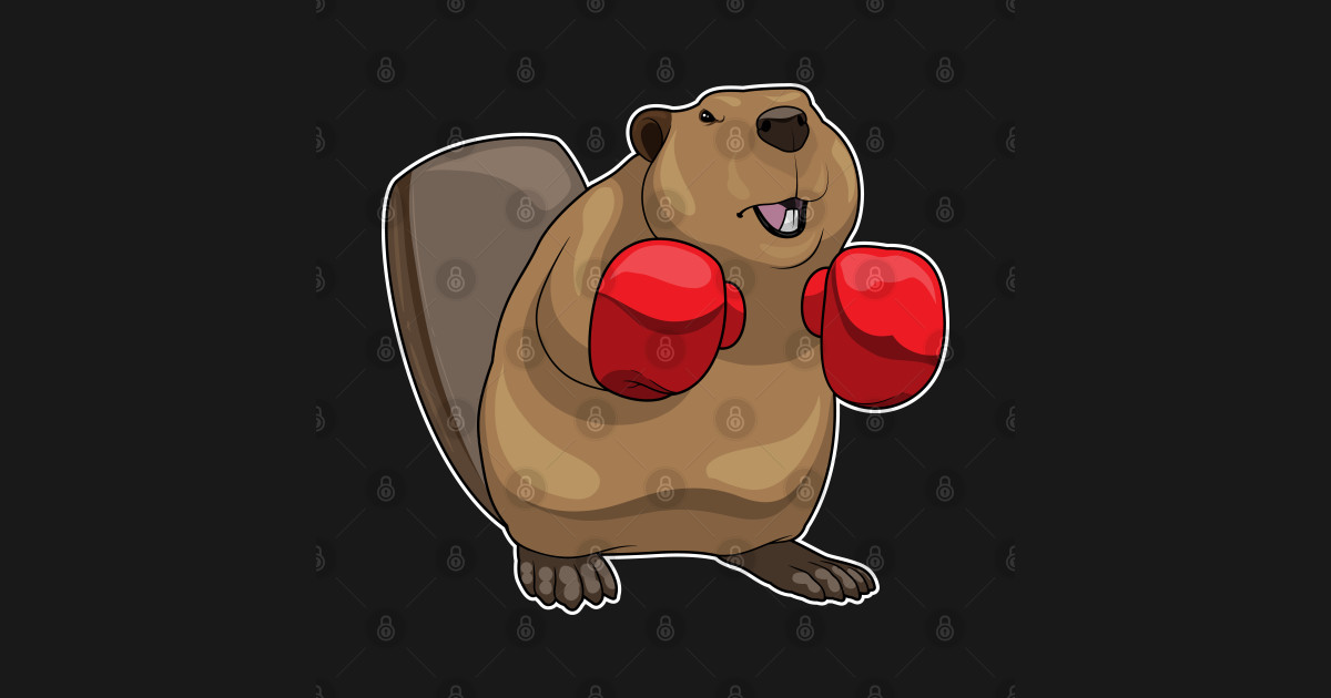 Beaver Boxer Boxing gloves - Boxer - T-Shirt | TeePublic
