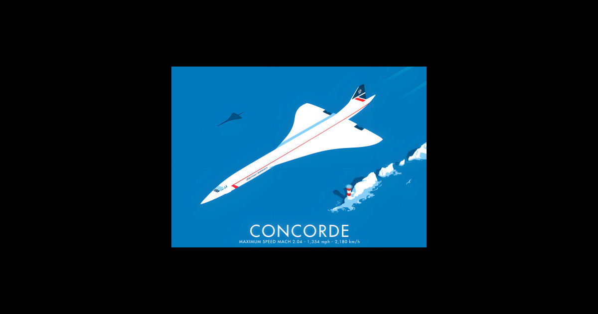 Concorde - Concorde - Sticker | TeePublic