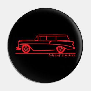 1962 Chevrolet Bel Air Station Wagon Pins and Buttons for Sale | TeePublic