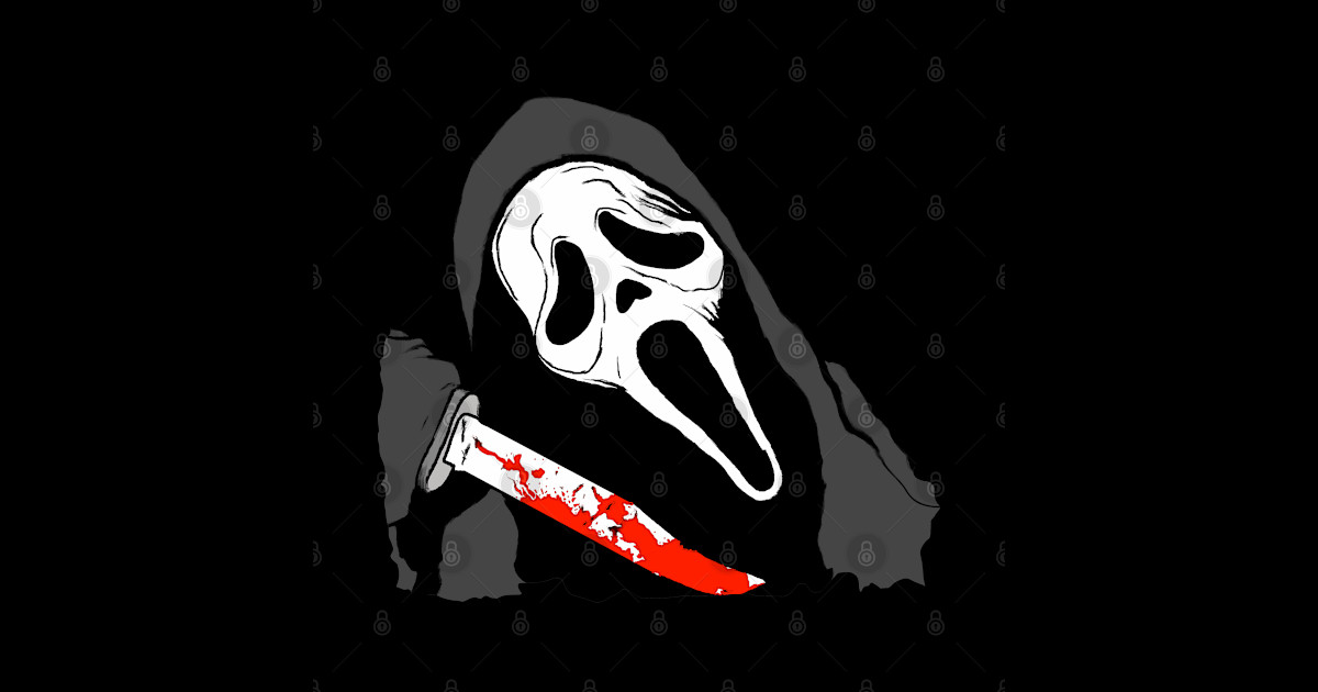 Scream VI (Scream 6) ghostface ghost face scary horror movie graphic ...