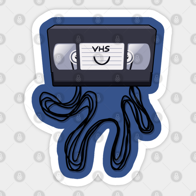 VHS - Vhs - Sticker | TeePublic