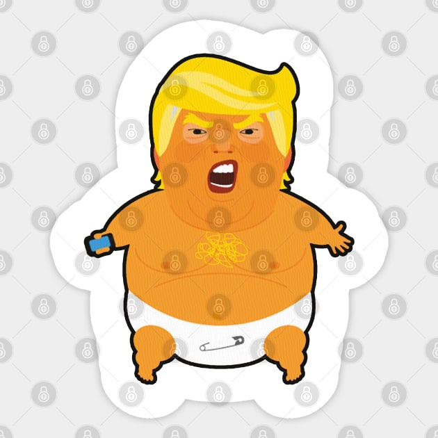 Trump Baby - Trump - Sticker | TeePublic