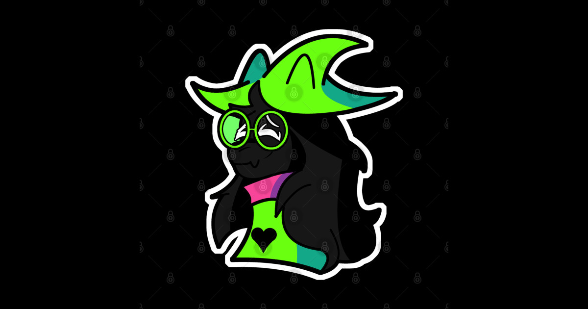 Ralsei - Dark Mode - Ralsei Deltarune - Sticker | TeePublic