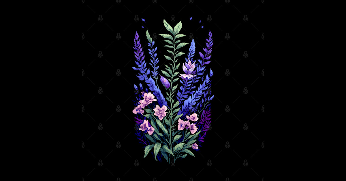Sage Flowers, Herbs Design - Sage - Sticker | TeePublic