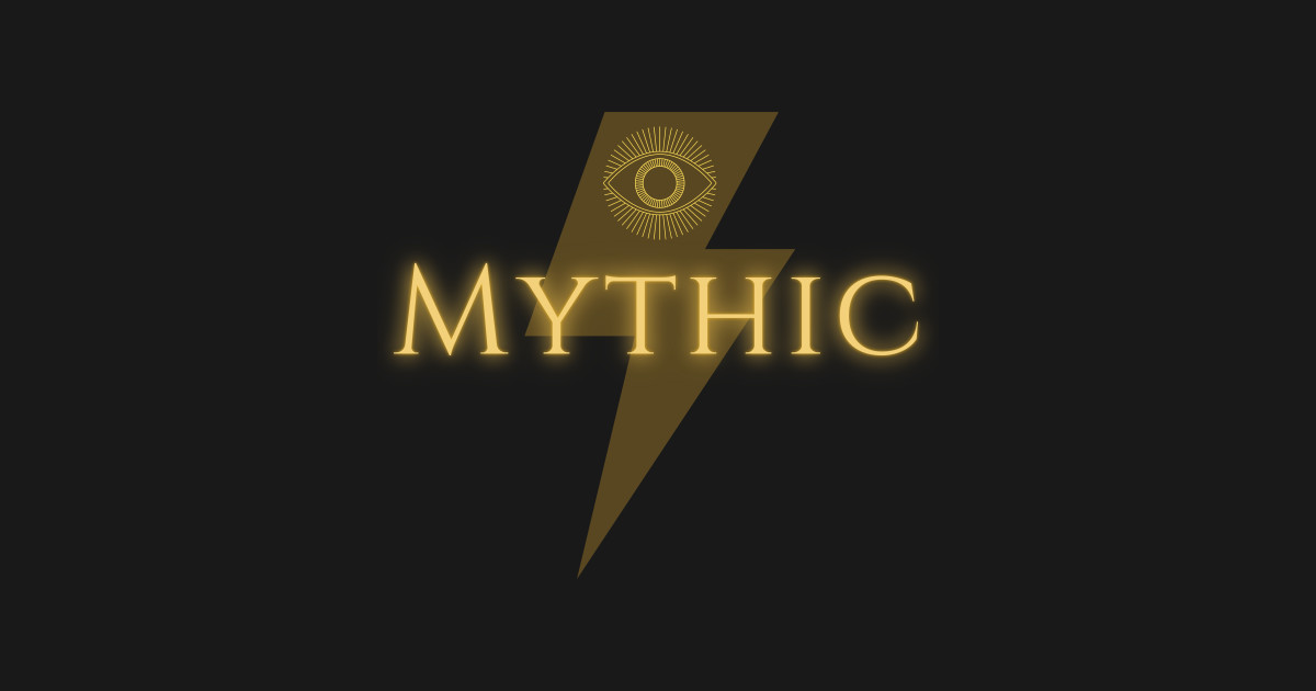 Mythic Logo - Lightning Bolt - T-Shirt | TeePublic