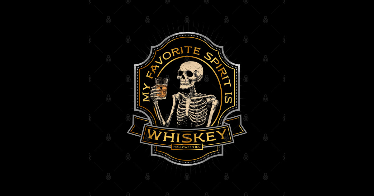 My Favorite Spirit is Whiskey - My Favorite Spirit Is Whiskey - Sticker ...