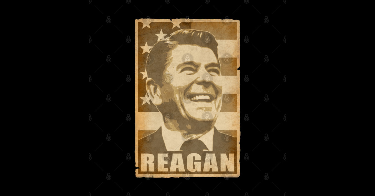 Ronald Reagan Propaganda Poster Pop Art - Ronald - Posters and Art ...