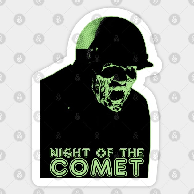Zombie Motorcycle Cop - Night Of The Comet - Sticker | TeePublic