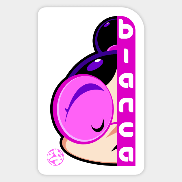 Bianca Name Tag [Loki IRL] - Pink - Sticker | TeePublic
