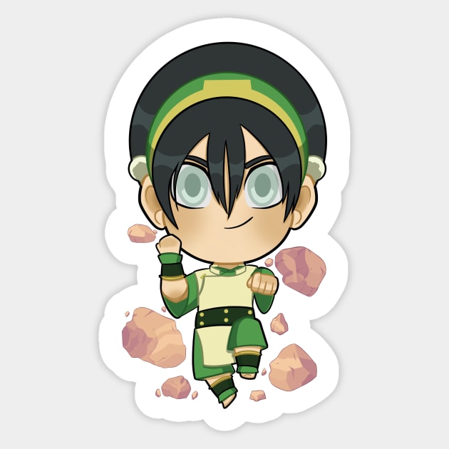 Toph - Avatar The Last Airbender - Sticker | TeePublic