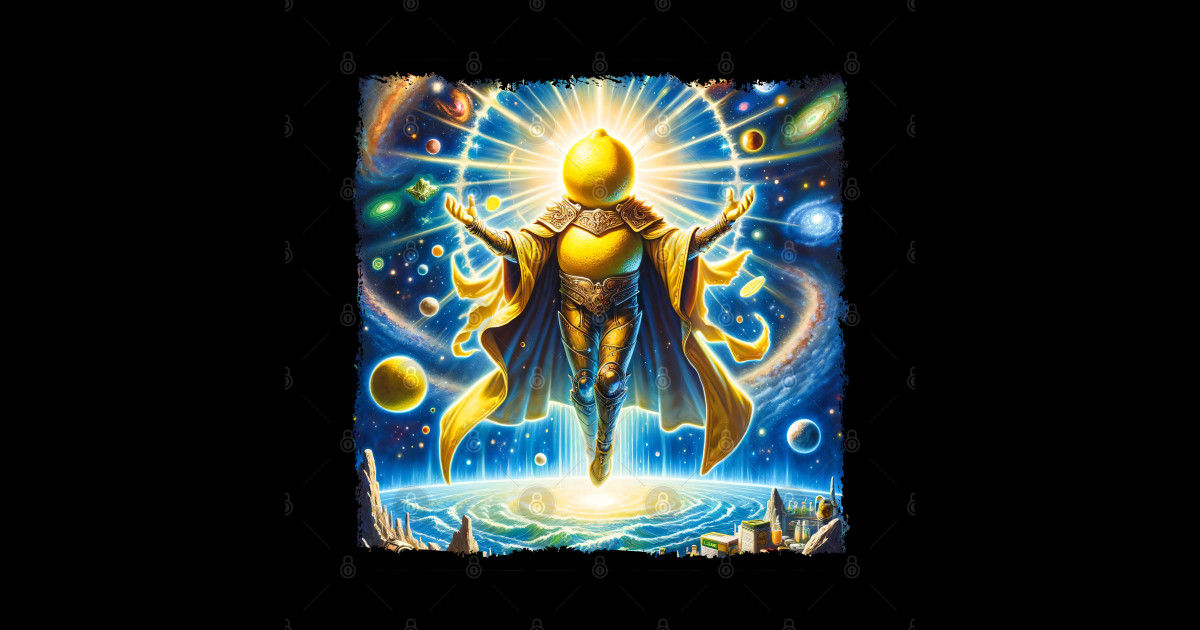 Lemon God - Lemon - Sticker | TeePublic