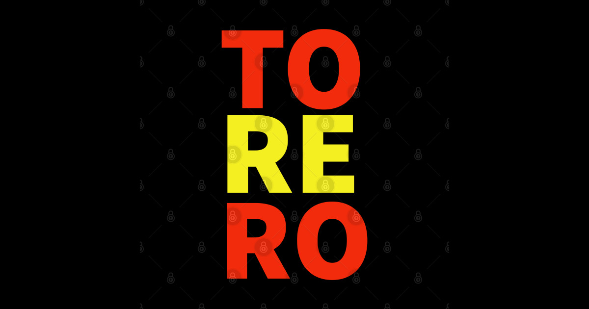 Torero Spanish colors torero bullfighting tshirt - Torero - Sticker ...