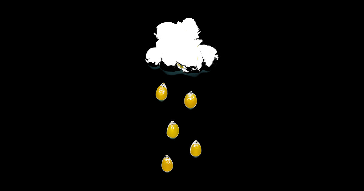Popcorn Rain Cloud - Popcorn Rain Cloud - Sticker | TeePublic