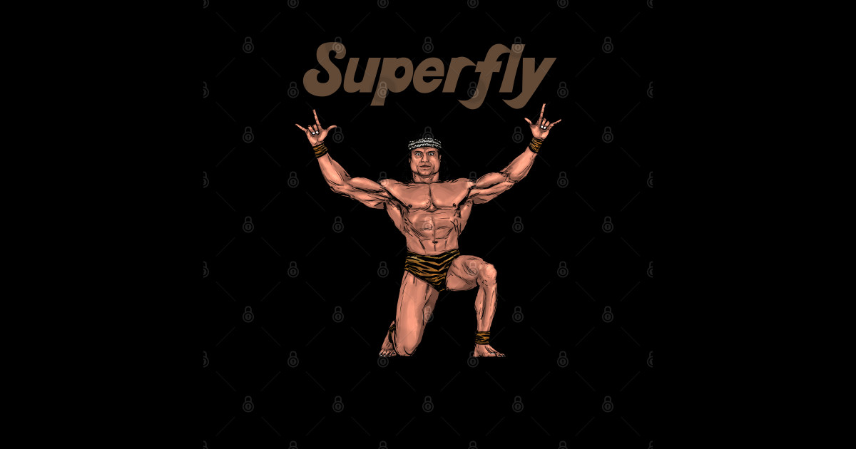 Superfly - Wrestler of the Year 1983 - Superfly - Sticker | TeePublic