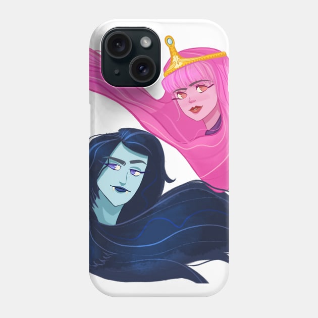 A Princess and a Vampire - Adventure Time - Phone Case | TeePublic