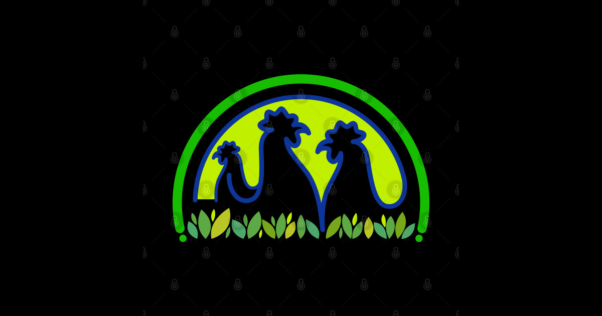 Chicken farm - Chicken - Sticker | TeePublic