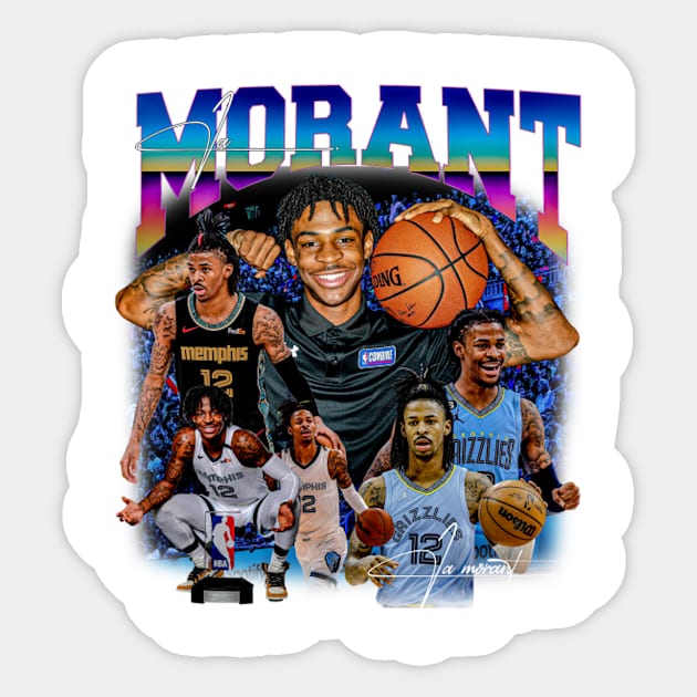 Ja Morant Memphis Cartoon - Ja Morant - Sticker | TeePublic