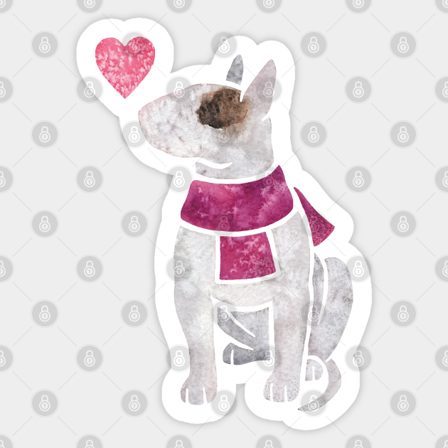 English Bull Terrier - Bull Terrier - Sticker | TeePublic