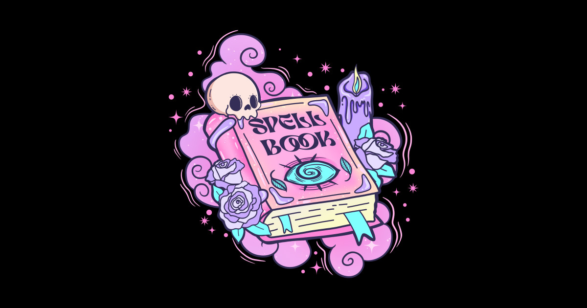 Hot goth spell book - Hot Goth - Sticker | TeePublic