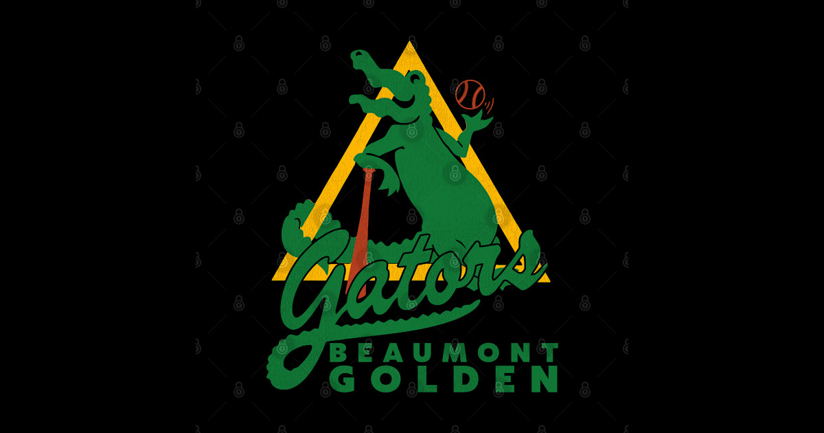 Defunct Beaumont Golden Gators Baseball - Baseball - Sticker | TeePublic