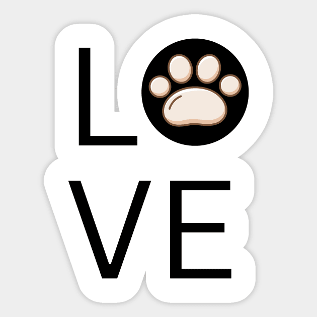 dog love - Dog Lover - Sticker | TeePublic
