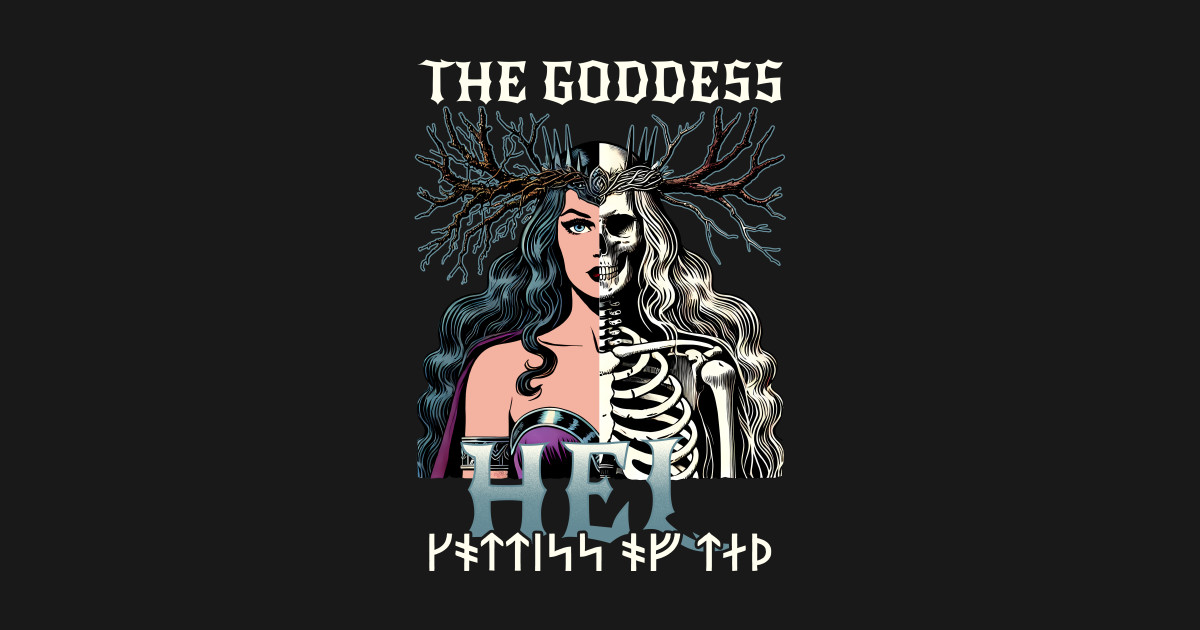 The Goddess Hel Goddess Of The Underworld Norse Mythology - Norse ...