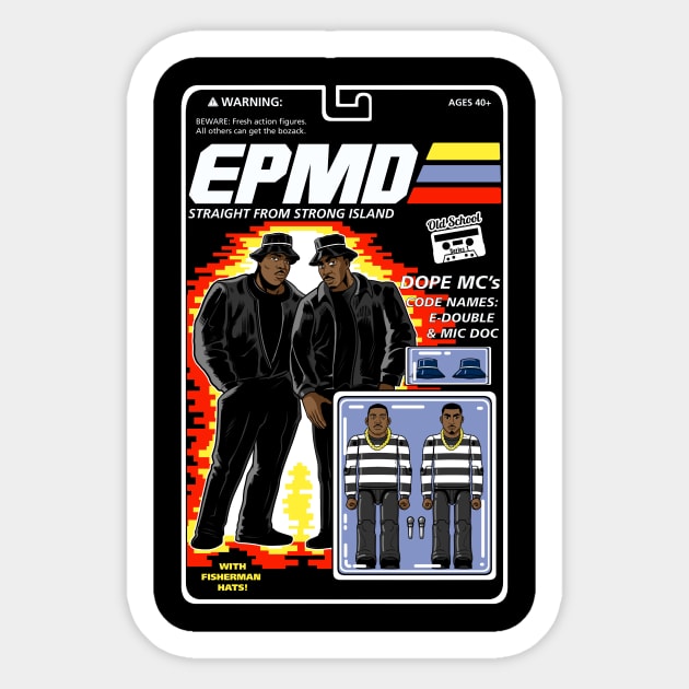 EPMD Action Figures - Epmd - Sticker | TeePublic