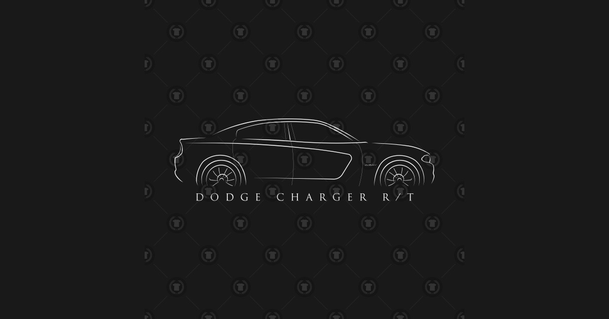 2015 Dodge Charger R/T - stencil - Hemi - T-Shirt | TeePublic