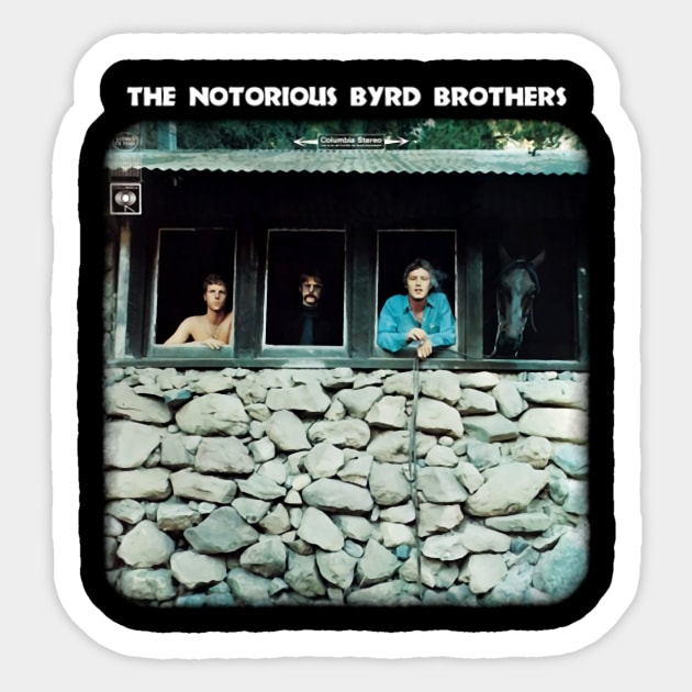 the vintage brothers - The Band Byrds - Sticker | TeePublic