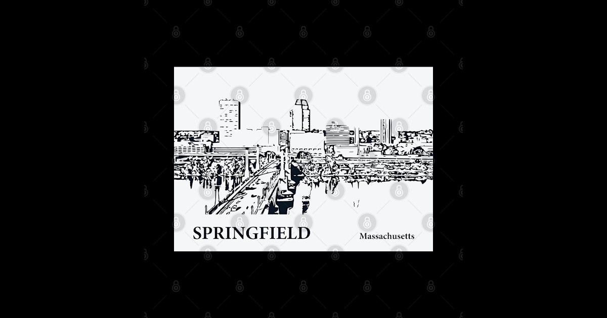 Springfield - Massachusetts - Springfield - Sticker | TeePublic