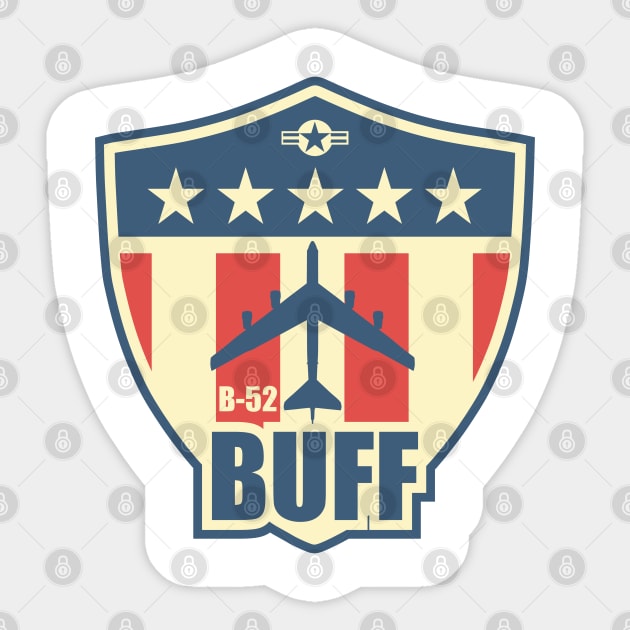 B-52 Buff - B52 Stratofortress - Sticker | TeePublic