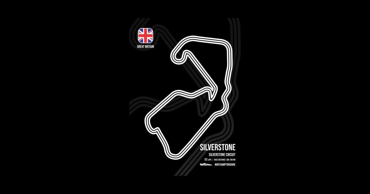 British Race Track (B&W) - Race Track - Posters and Art Prints | TeePublic
