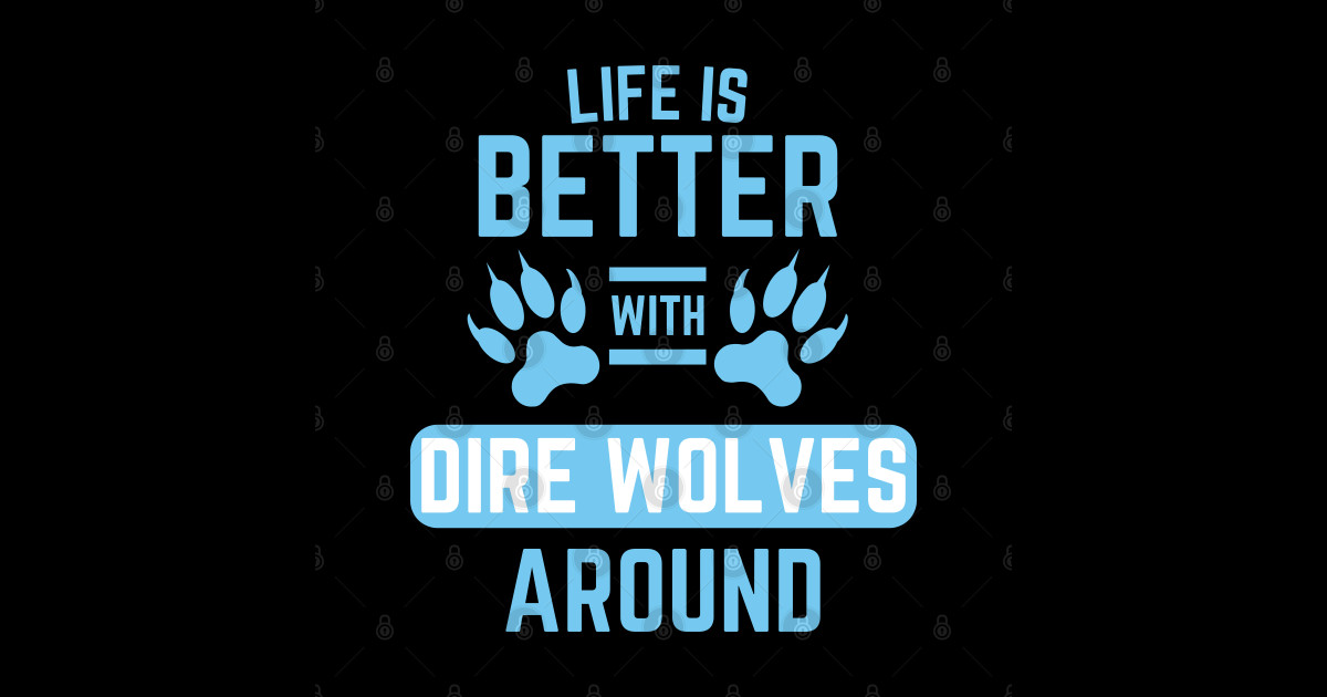 Dire-Wolf - Dire Wolf - Sticker | TeePublic