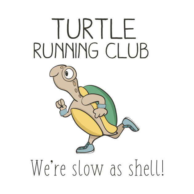 Turtle Running Club, Funny Turtle Running - Turtle Running Club - T ...