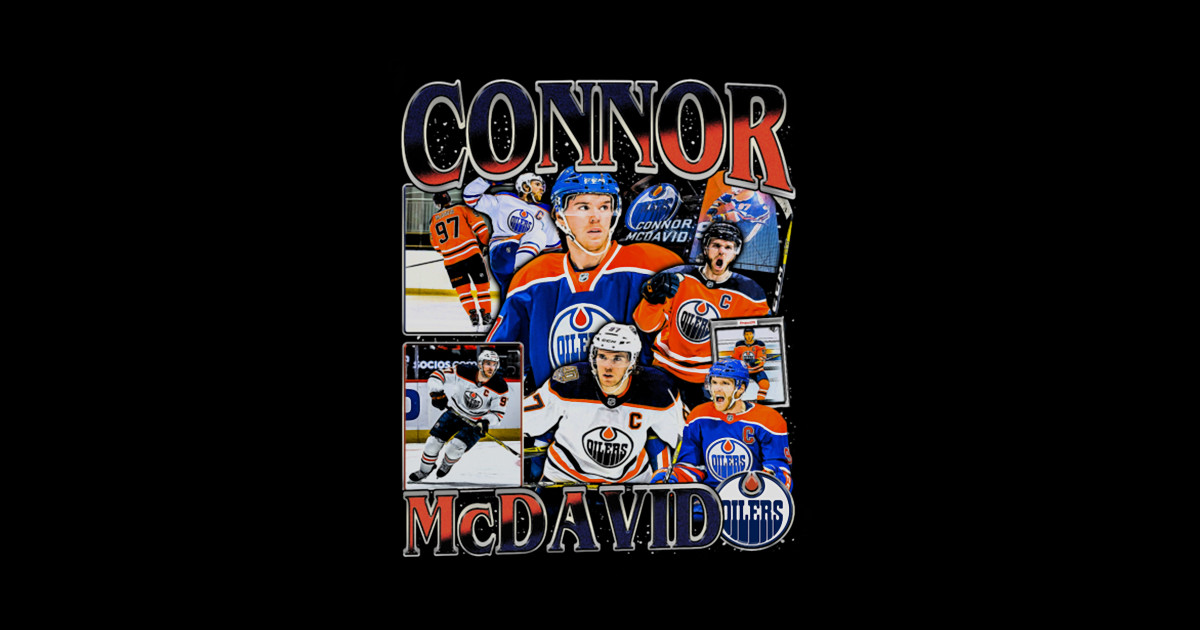 Connor Mcdavid Vintage Bootleg - Connor Mcdavid - Posters and Art ...