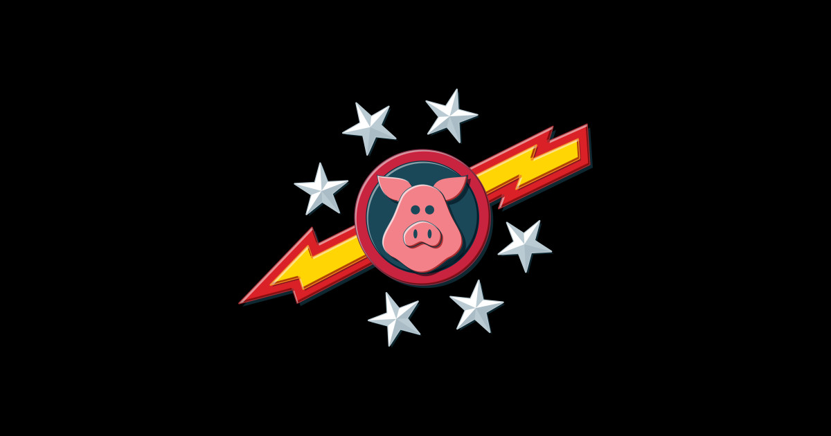 Pigs In Space - Pigs In Space - Sticker | TeePublic