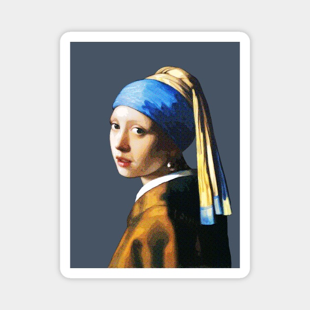 A girl with a pearl earring pop art - Girl With A Pearl Earring ...