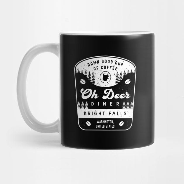 Oh Deer Diner Crest - Alan Wake - Mug | TeePublic