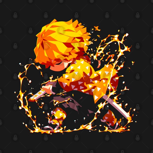 zenitsu kaminari sleep mode - Kimetsu No Yaiba - T-Shirt | TeePublic