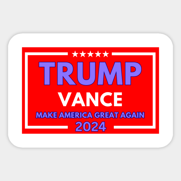 Trumpamania 2024 Trump Vance - Trumpamania - Sticker | TeePublic